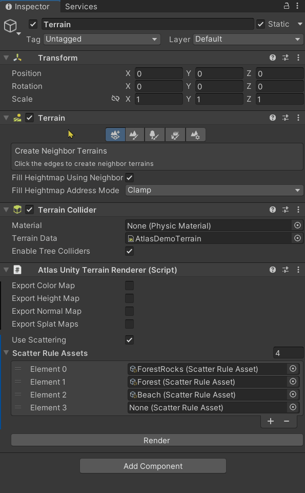 Atlas Terrain Editor Documentation