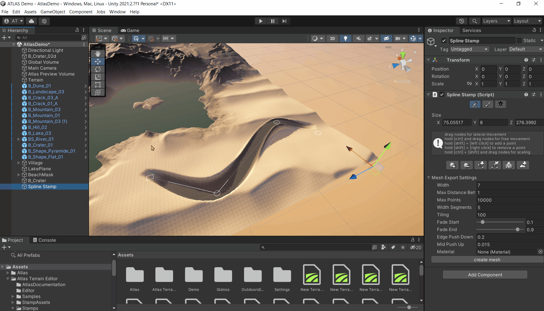 Atlas Terrain Editor Documentation